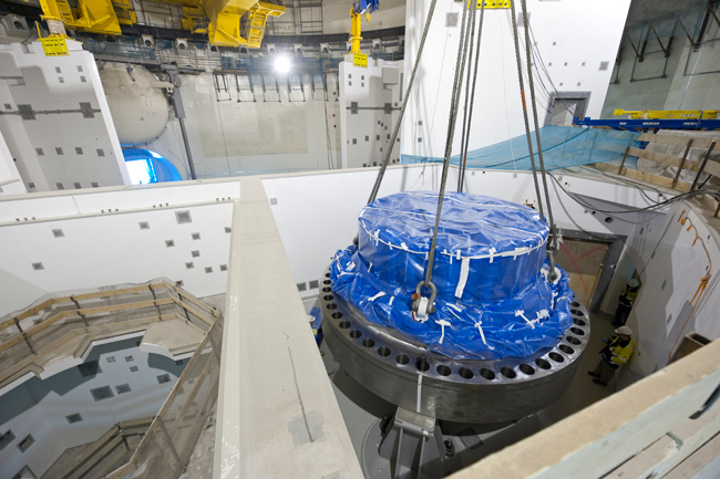 TVO - The closure head of the reactor pressure vessel has been lifted ...